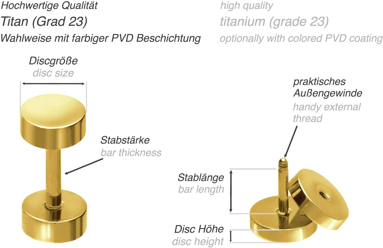 Titan Fake Plug | PIERCINGLINE